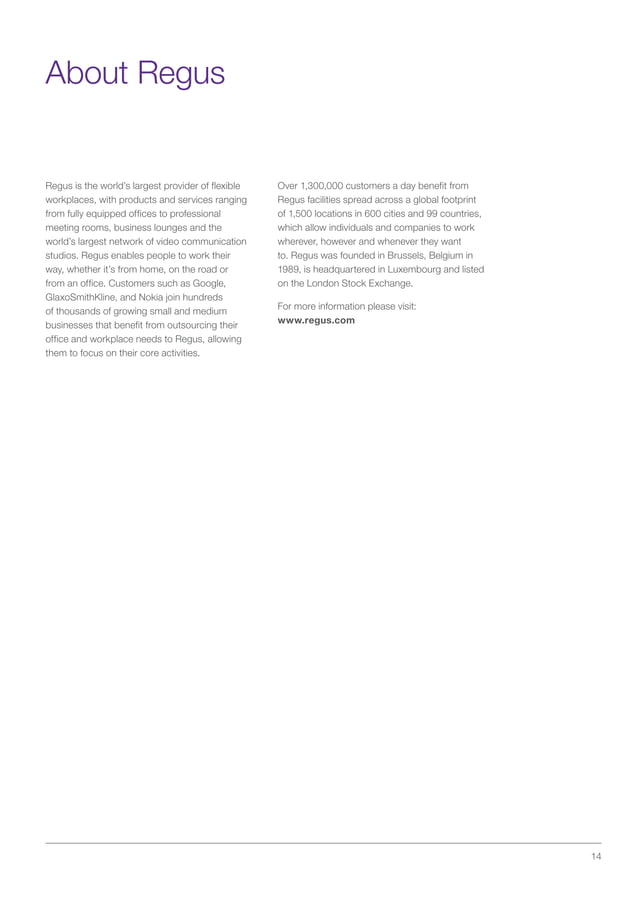 Regus Work:life Balance Index 2013 | PDF