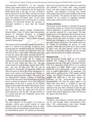 Automatic Railway Gate Control System Using Android | PDF