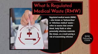 What Is Regulated Medical Waste (RMW)? | PDF