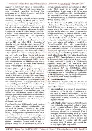 Secured and Encrypted Data Transmission over the Web Using Cryptography | PDF