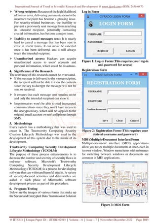 Secured and Encrypted Data Transmission over the Web Using Cryptography ...