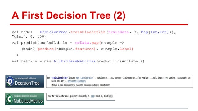 Multiclassification with Decision Tree in Spark MLlib 1.3 | PPT