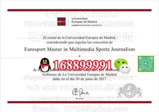 Universidad Europea de Madrid Diploma Degree Transcript | PDF