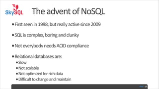 The Evolution of Open Source Databases | PDF