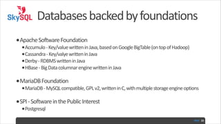 The Evolution of Open Source Databases | PDF | Databases | Computer Software and Applications