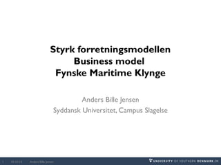 Forretningsmodel oplæg | PPT