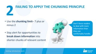 3 most common mistakes in applying the Information Mapping Method | PPT