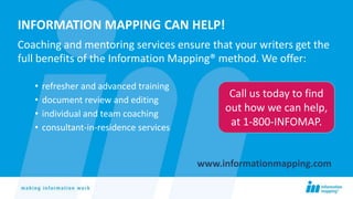 3 most common mistakes in applying the Information Mapping Method | PPT