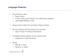 Introduction to Groovy (Serbian Developer Conference 2013) | PPT