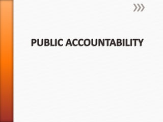 Public Accountability | PPTX