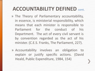 Public Accountability | PPTX