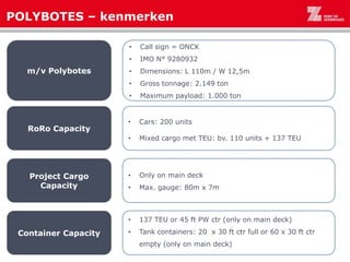 Polybotes - Estuary barge PORTCONNECT | PPTX | Cruises | Travel Type