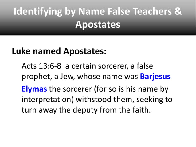 Metaphors for Apostates - Jude 12-13 | PPT