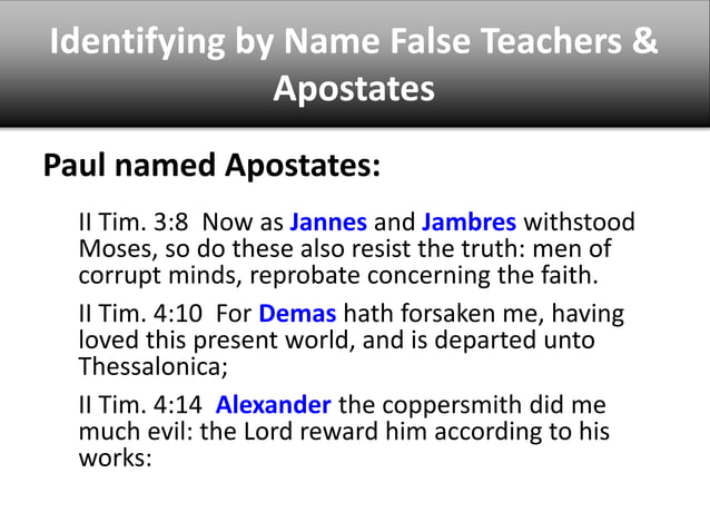 Metaphors for Apostates - Jude 12-13 | PPT