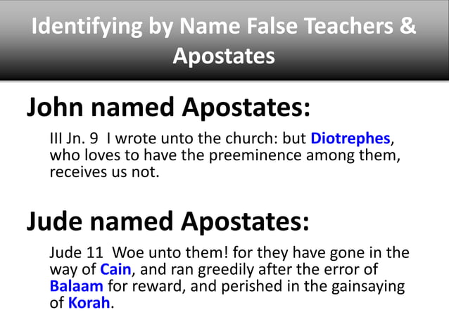 Metaphors for Apostates - Jude 12-13 | PPT