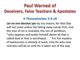 Metaphors for Apostates - Jude 12-13 | PPTX