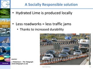 Hydrated lime in Asphalt Mixtures - An international perpective | PPTX