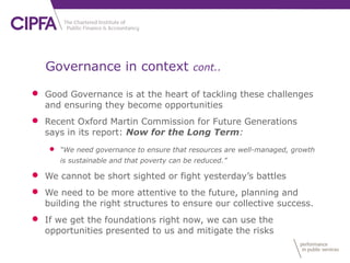 Rob Whiteman presentation to CIPFA Brussels and the Federation of ...