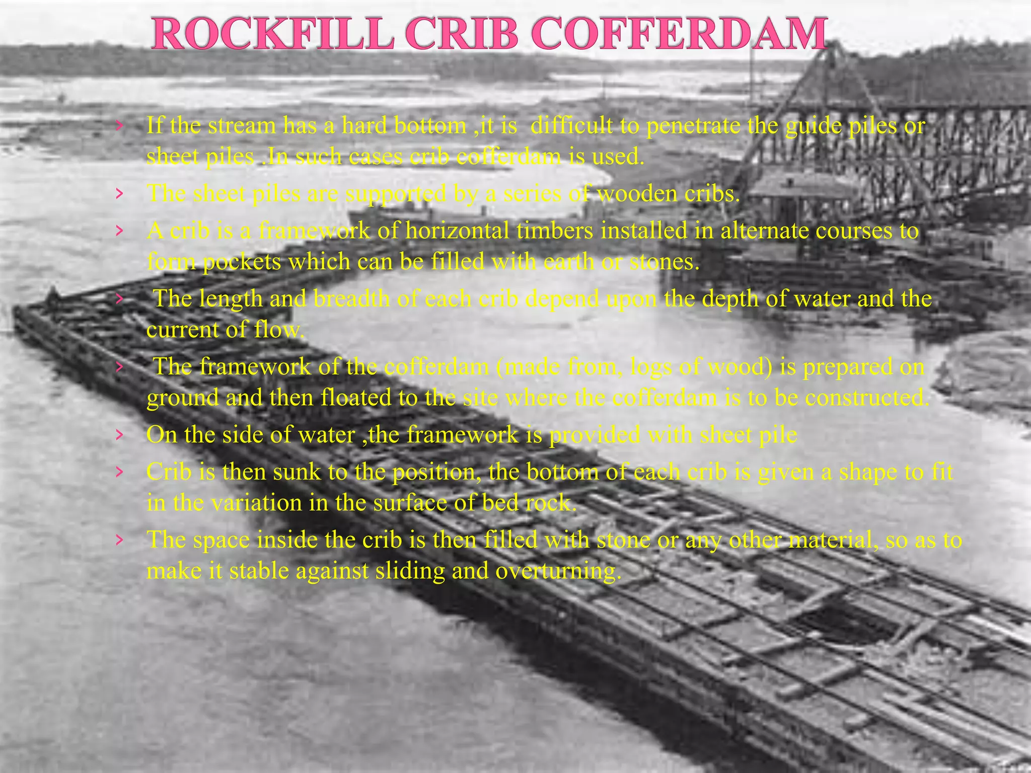 types of coffer dam | PPTX