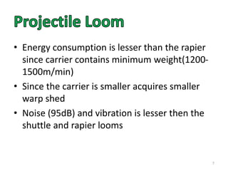 Power Consumption of Looms | PPTX
