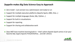Enabling Apache Zeppelin and Spark for Data Science in the Enterprise | PPT