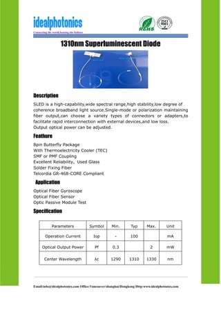 1310nm sld | PDF