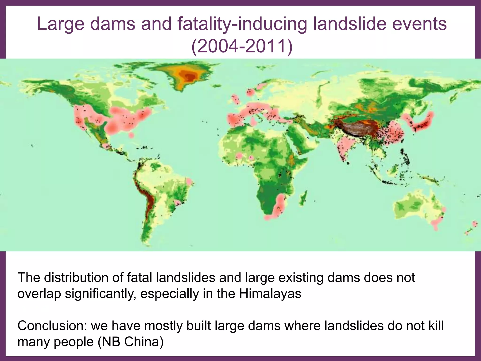 Landslides and large dams | PPT