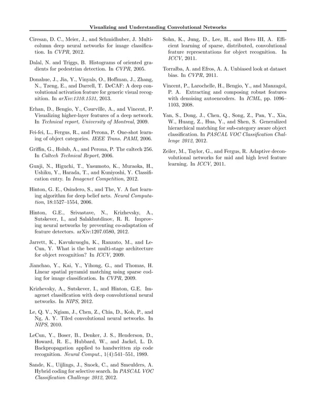 Visualizing and Understanding Convolutional Networks | PDF
