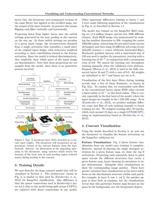 Visualizing and Understanding Convolutional Networks | PDF