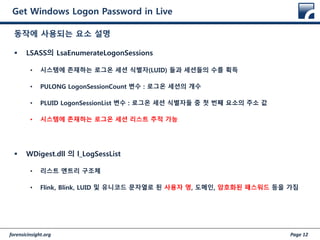 (131102) #fitalk get windows logon password in memory dump | PPT