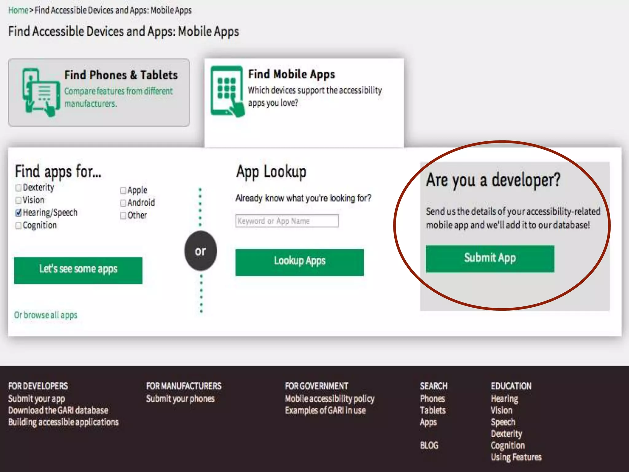 GARI - mobile accessibility for mobile apps | PPTX