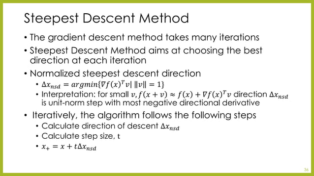 Gradient descent method | PDF