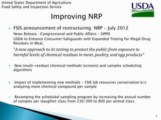 Dr. David Goldman - Meat/Poultry Antibiotic Residue Testing, Protecting ...