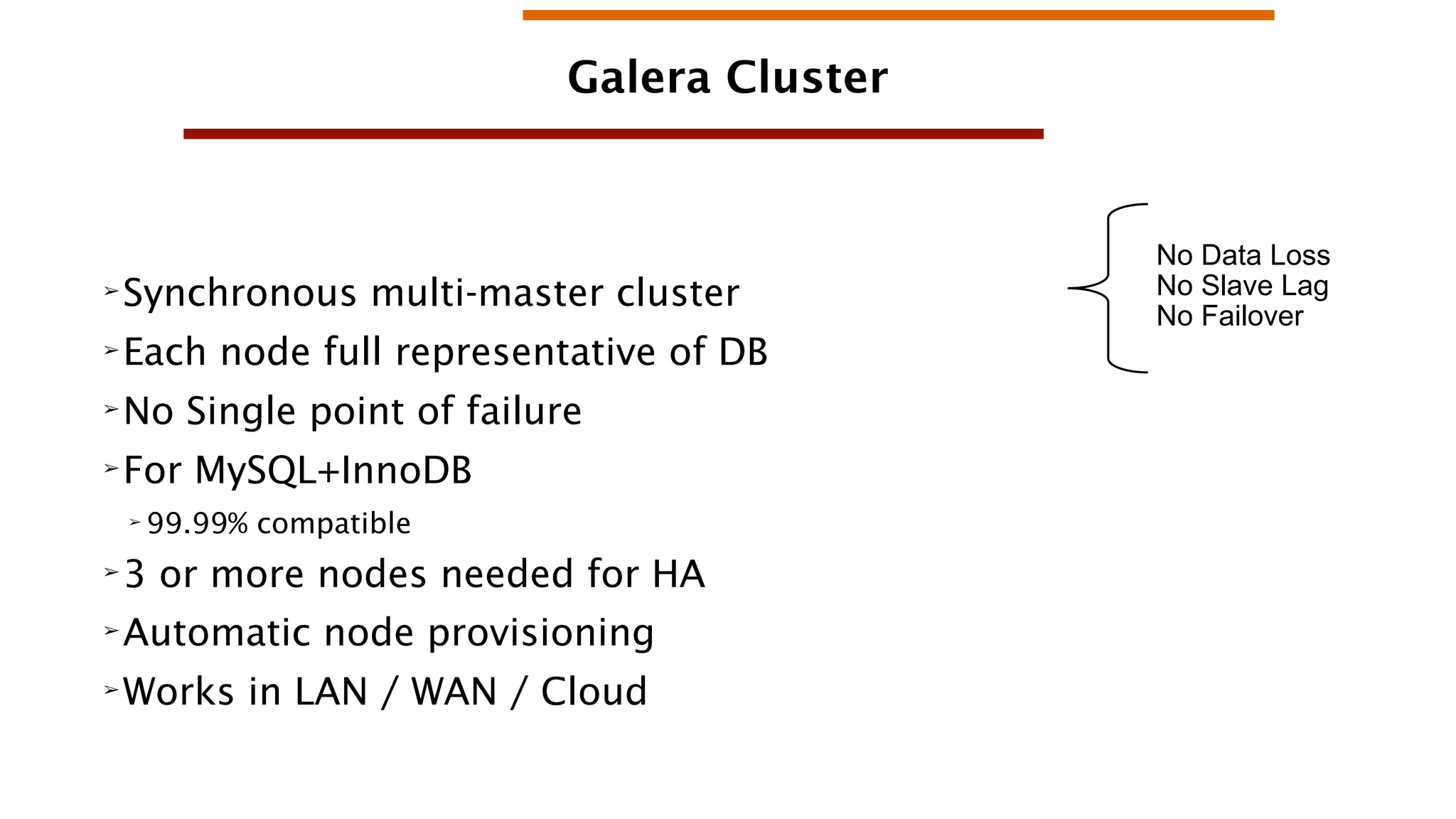 MariaDB Galera Cluster - Simple, Transparent, Highly Available | PPT