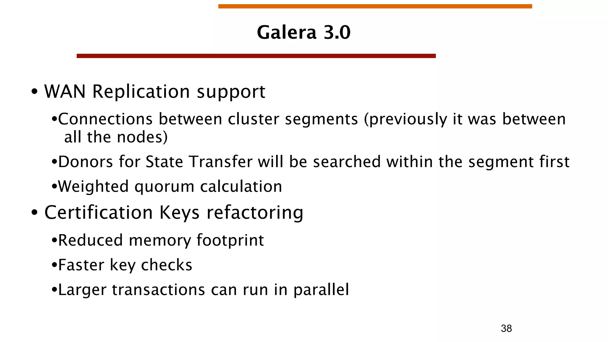 MariaDB Galera Cluster - Simple, Transparent, Highly Available | PPT