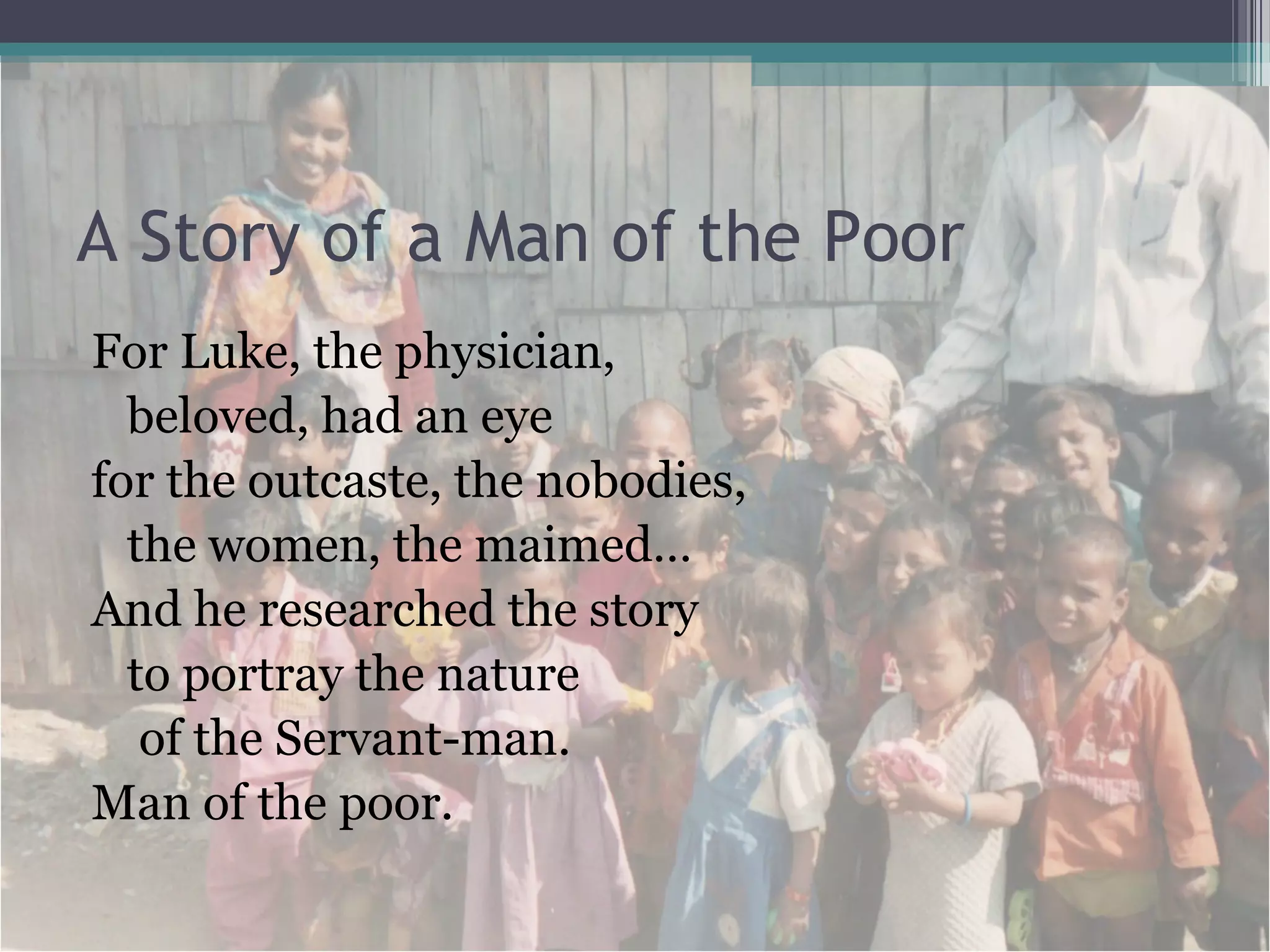 500- The Poor And Poverty In Jesus Teaching 560 | PPT