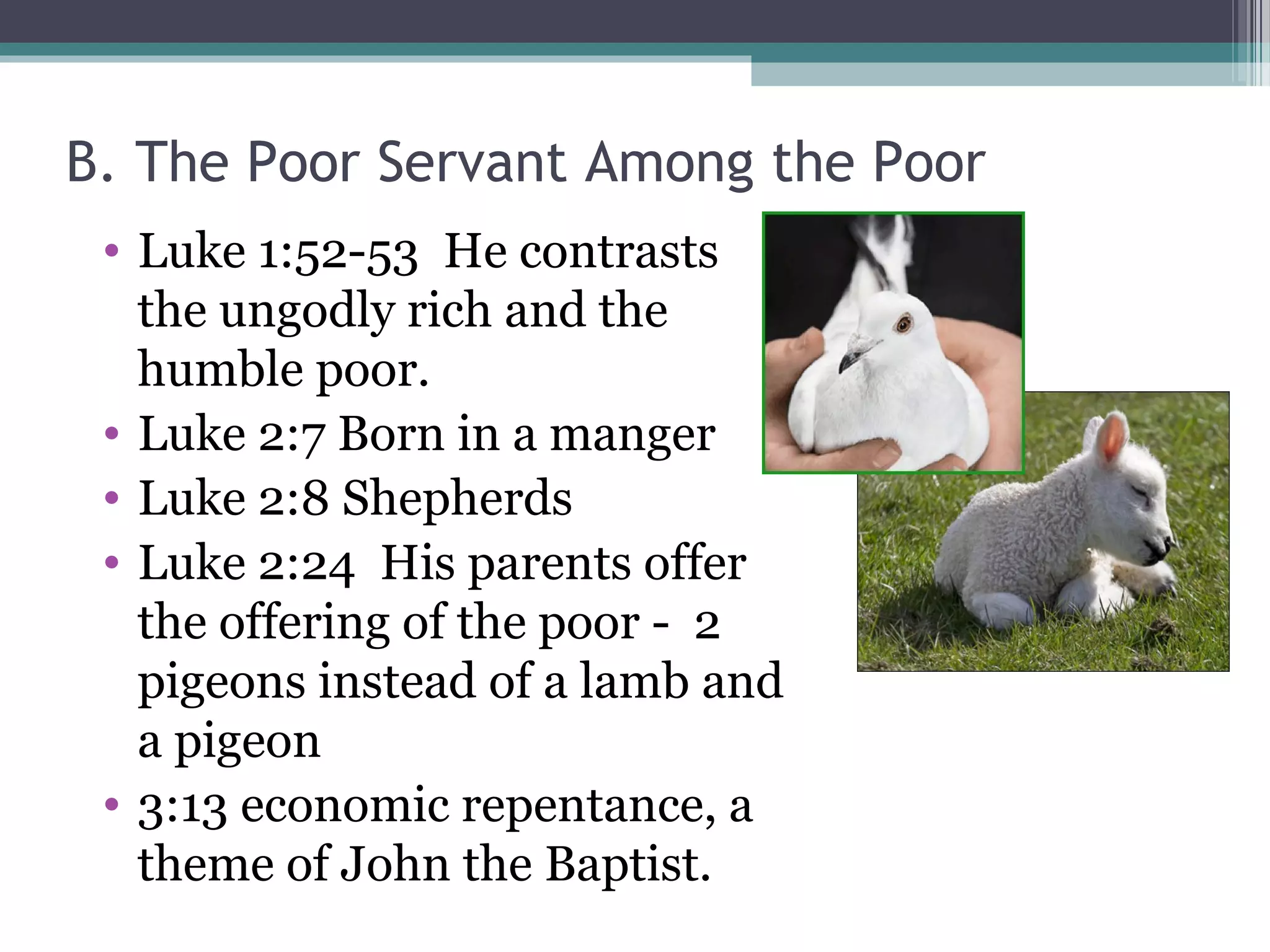 500- The Poor And Poverty In Jesus Teaching 560 | PPT