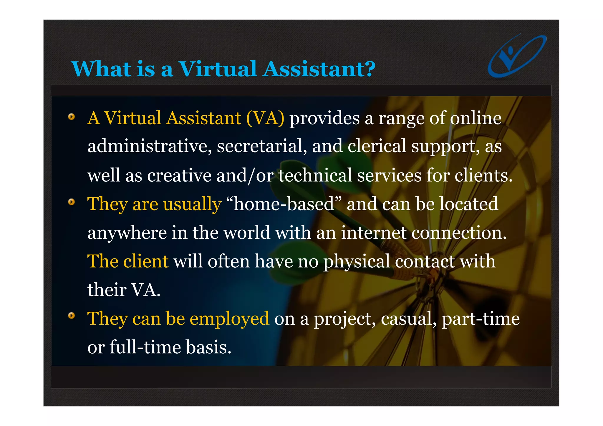 Making the Best Use of VAs | PPT