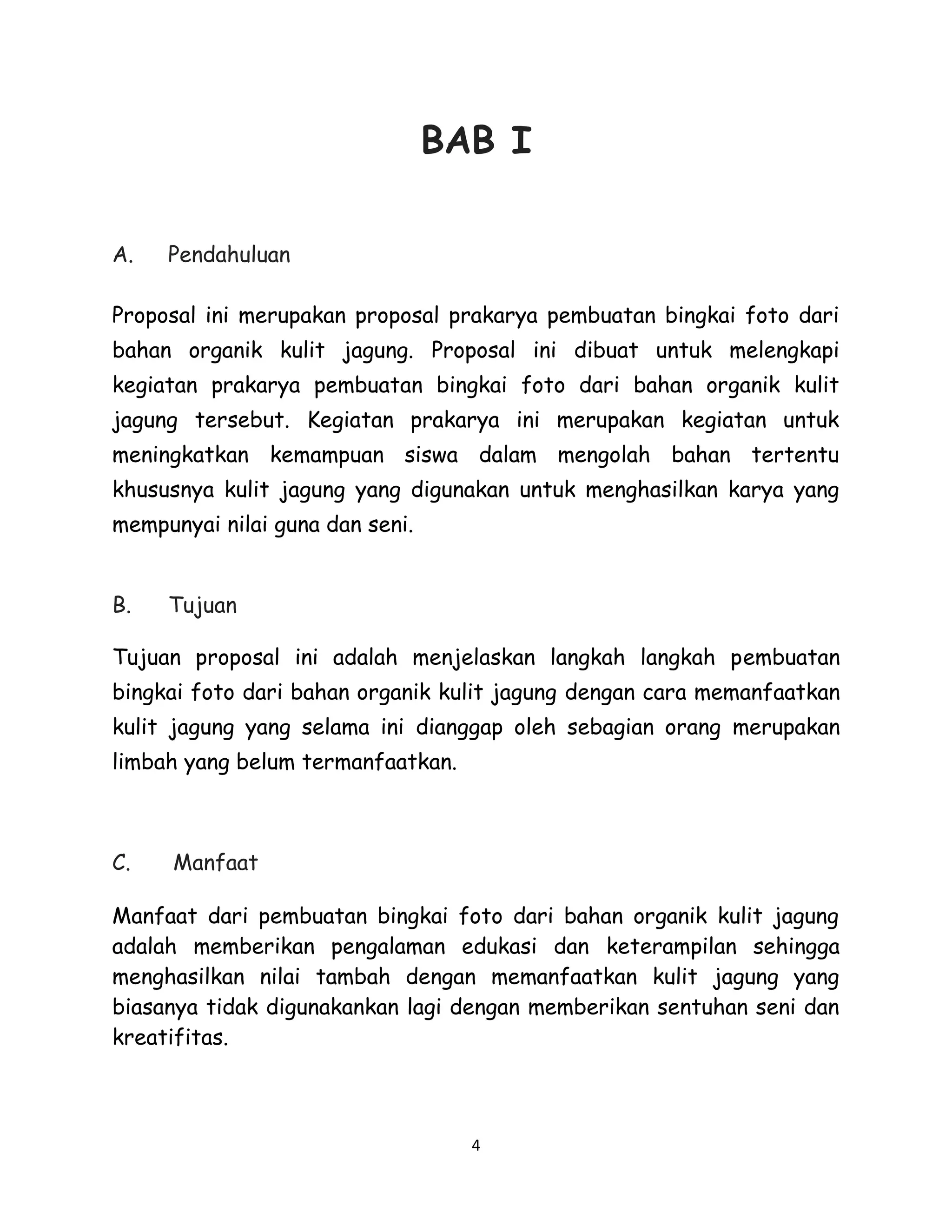 membuat bingkai foto dari bahan limbah organik kulit jagung | DOC
