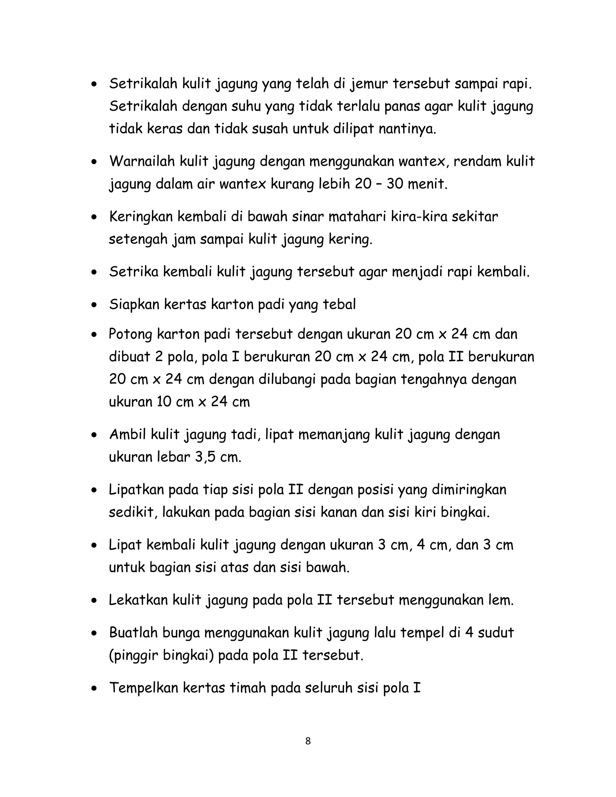 membuat bingkai foto dari bahan limbah organik kulit jagung | DOC