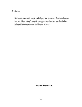 membuat bingkai foto dari bahan limbah organik kulit jagung | DOC