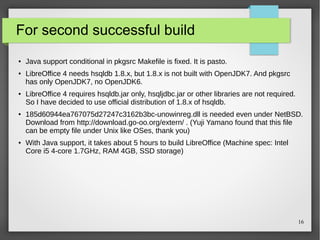 LibreOffice 4 under NetBSD with pkgsrc (en) | PPT