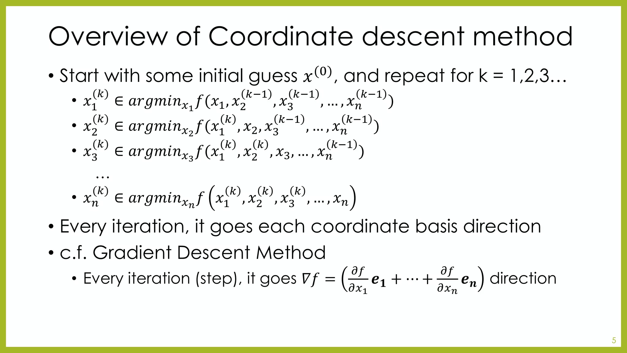 Coordinate Descent method | PDF | Programming Languages | Computing