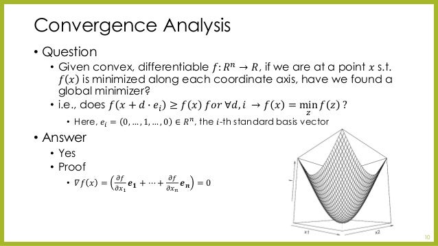 Coordinate Descent Method