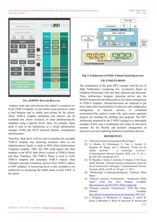 Analysis of basic Architectures used for Lifecycle Management and Orchestration of Network ...