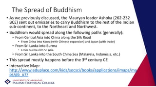 1311 East Asia and the Spread of Buddhism pt 2 | PPT