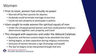 1311 Islamic life, Culture, and Trade | PPTX