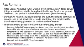 1311 Rome, Byzantine Empire, Early Christianity | PPT