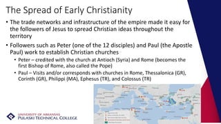 1311 Rome, Byzantine Empire, Early Christianity | PPT