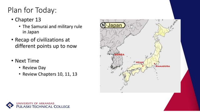 1311 Samurai and Shogunate Japan, Timeline Recap | PPT
